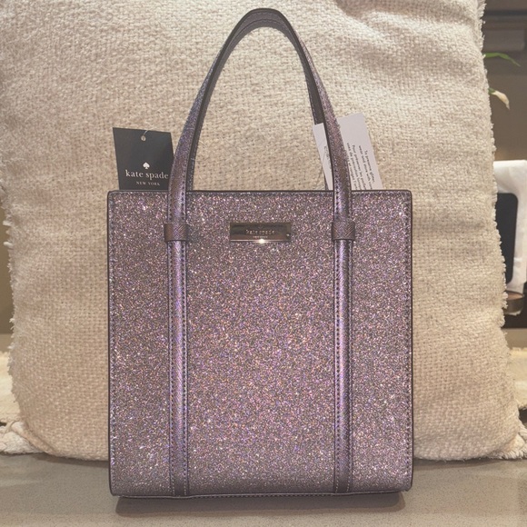 kate spade | Bags | Kate Spade Glittering Lavender Tote | Poshmark